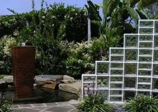 Glass Block Garden