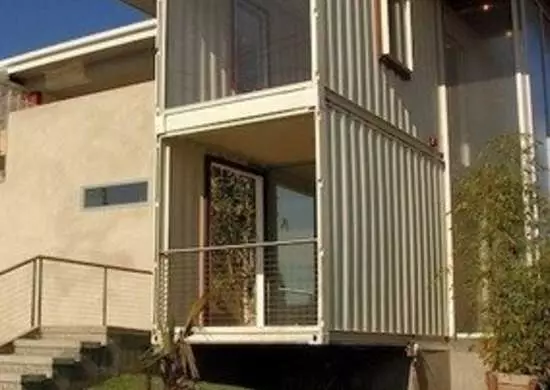 Shipping Container House Exterior