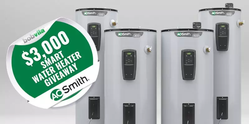 Bob Vila's $ 3,000 Smart Water Heater Giveaway mei A. O. Smith