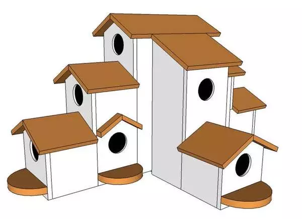 ແຜນການບ້ານ birdhouse