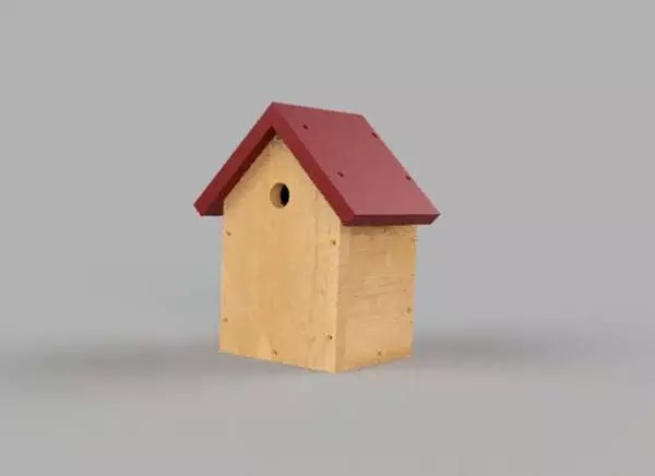 minimalist birdhouse منصوبا