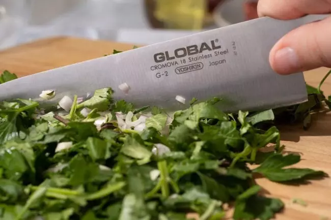 Labākā virtuves naža zīmola opcija: Global Cutlery USA