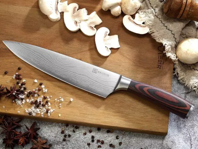 La migliore opzione di marca di coltelli da cucina: Paudin