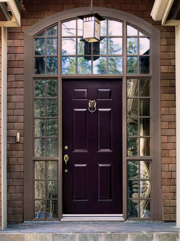 Виолетова влезна врата
