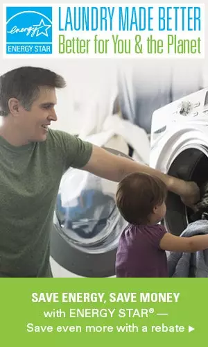 Reikia puikaus būdo, kaip pagerinti skalbimo dieną? Pagalvokite: Energiją taupantys prietaisai