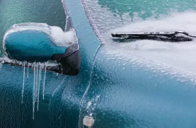 Homemade Ice Melt - Frozen Car