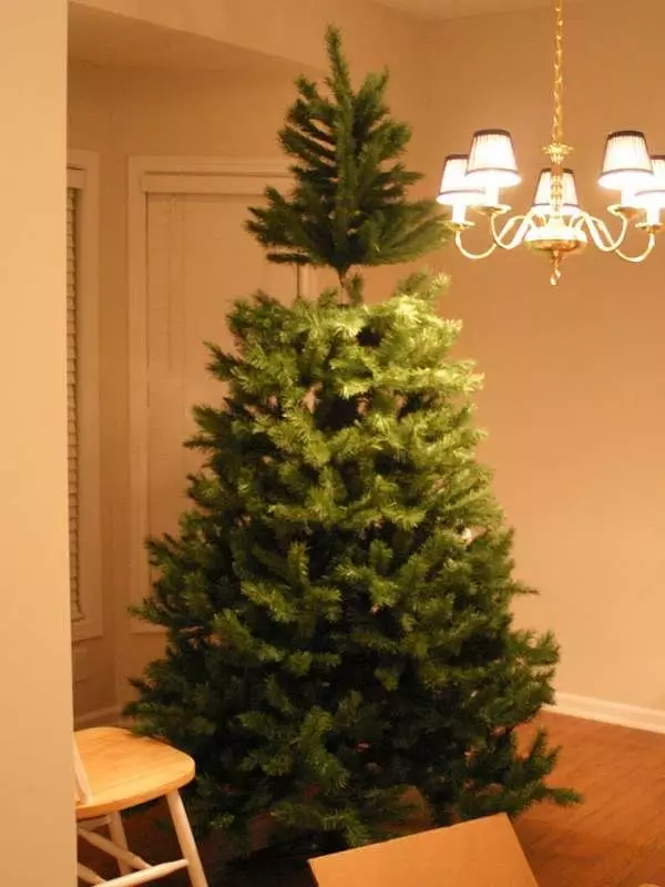 クリスマスツリーには枝がありません