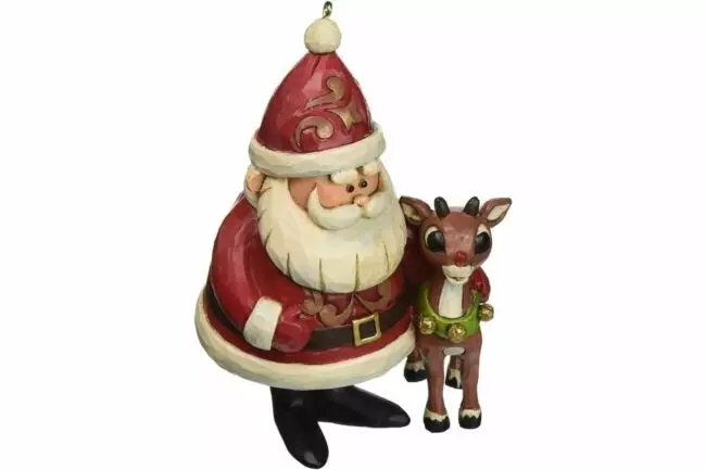 Cea mai bună opțiune de ornamente de Crăciun: Jim Shore „Rudolph the Red-Nosed Reneer”