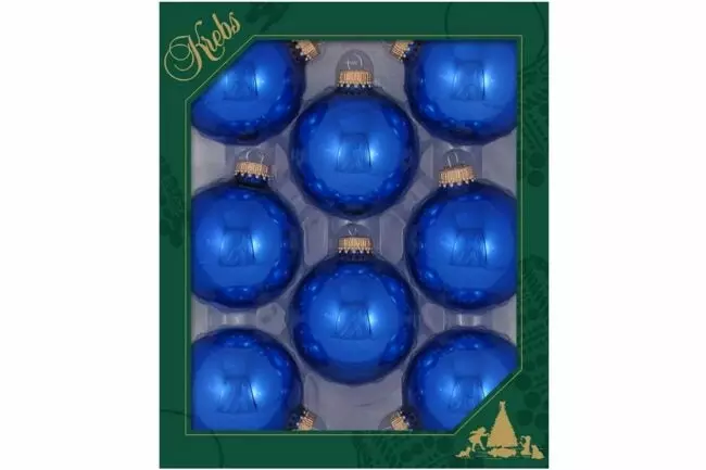 La meilleure option d'ornements de Noël : Ornements de boule de verre sans couture de Noël par Krebs