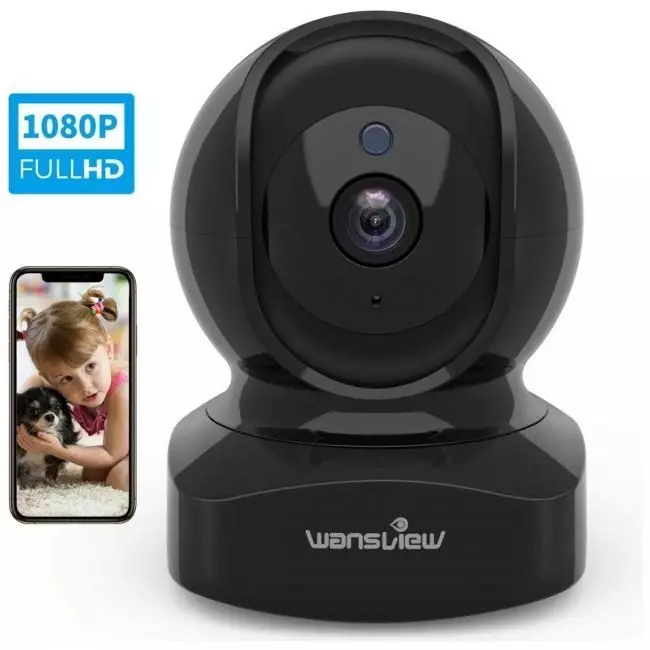 Najlepšia možnosť vnútornej bezpečnostnej kamery: Bezdrôtová bezpečnostná kamera Wansview