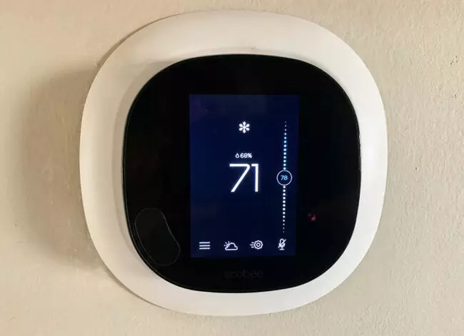 apparence du thermostat intelligent ecobee