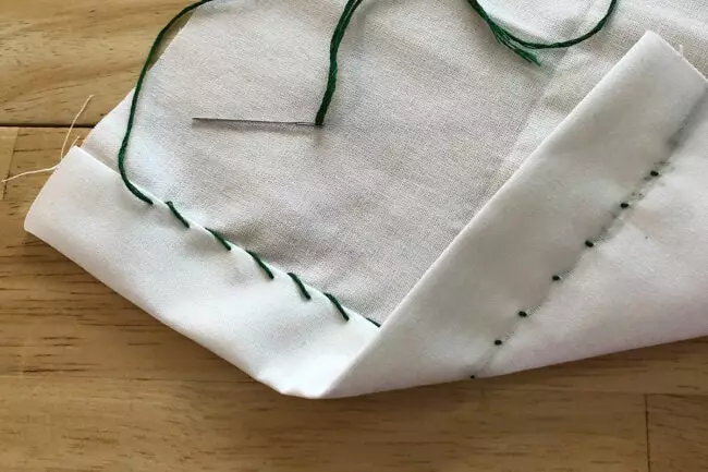 手縫い方-ブラインド裾ステッチ
