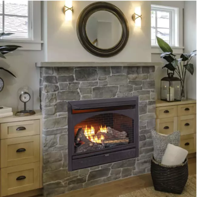 ventless gasi fireplace