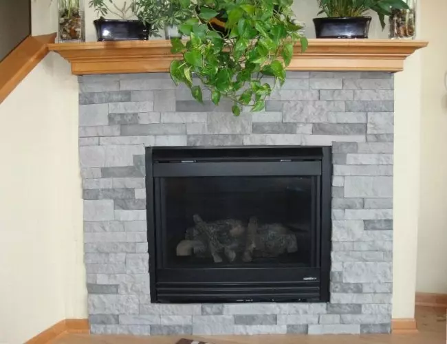 Fireplace Refacing karo Veneer