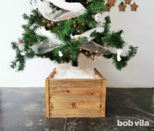 Kako narediti DIY stojalo za božično drevo