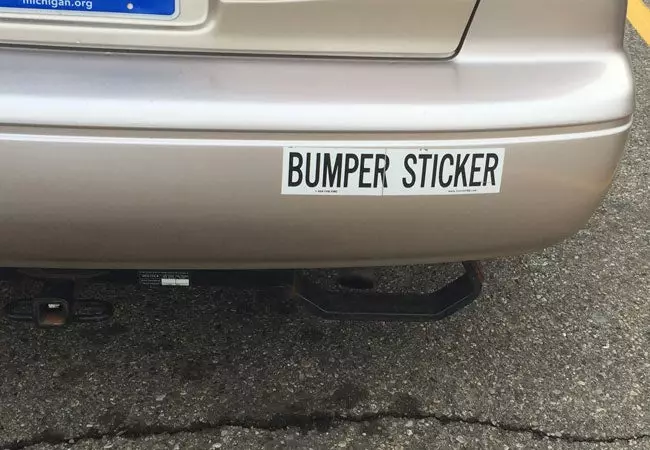 Wéi läschen Bumper Sticker