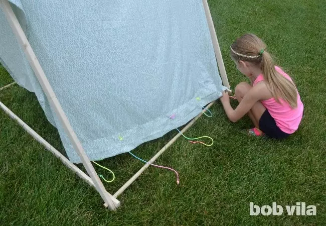 DIY Tent - Tie Downs