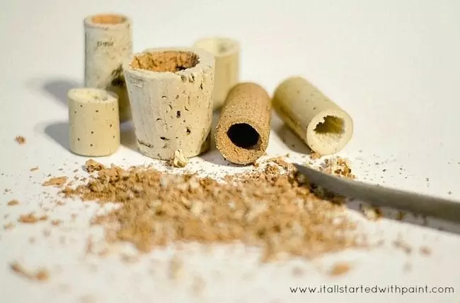 DIY Wine Cork Planter - qalba