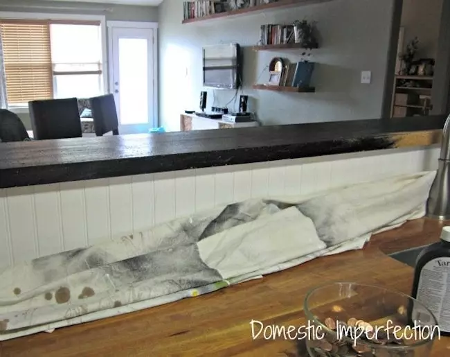 DIY penny countertop - ສີ