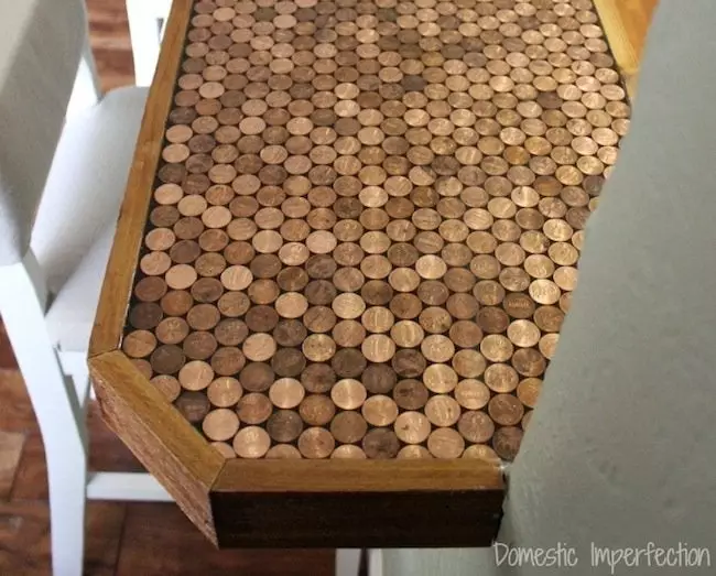 DIY Penny Countertop