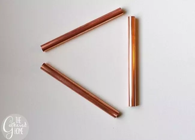 DIY Copper Light - պղնձի կտորներ