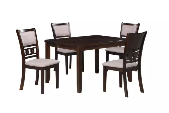 Oferty Roundup 2/9 Opcja: 48-calowy prostokątny zestaw do jadalni Gia z 4 krzesłami