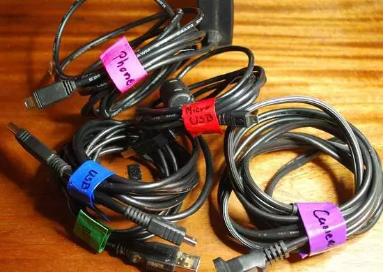 Consejos para ordenar: almacenamiento de cables