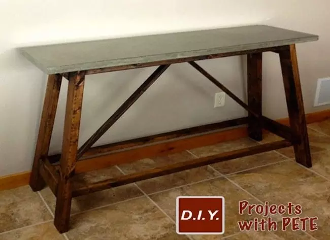 Taýýar DIY beton stol