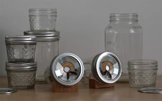 DIY Mason Jar -kaiutinsarja - lasivinjetti
