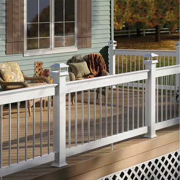 Ra'ayin bene na dogo Foda mai Rufin Aluminum Deck Railing