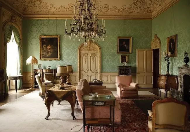 Boje boja Downton Abbey - soba za crtanje