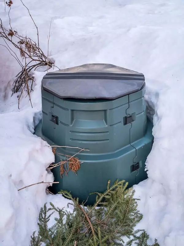 kompostování v zimě