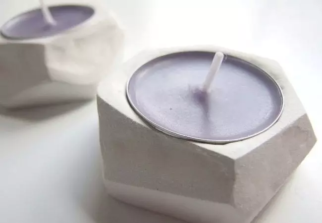 DIY Candle Holder - Clay