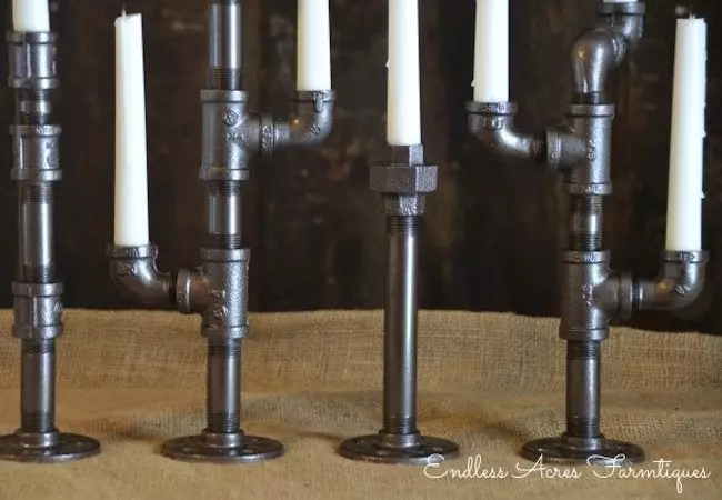 DIY Candle Holder - Mga Tubong Tubero