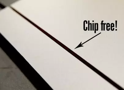 Como cortar laminado - sem chip