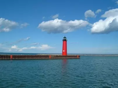 Izindawo zokuhlala e- Kenosha North Pierhead Lighthouse, Wisconsin