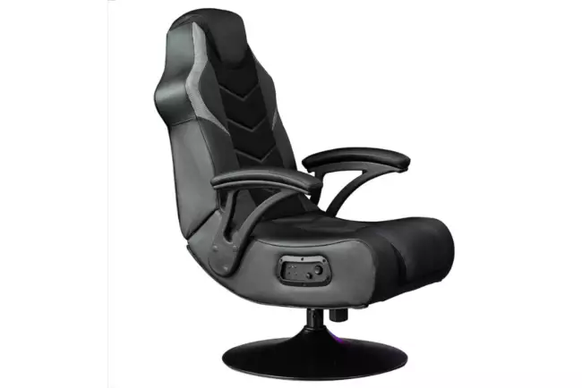 Опция за разпродажба за Нова година: X Rocker Nemesis RGB Audio Piedestal Console Chair
