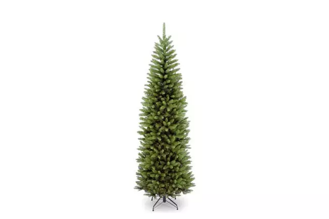 Cyber Monday Amazon Deals Option National Tree Company Artificial Slim Christmas Tree, 7.5 Feet