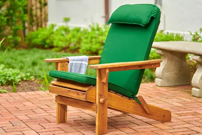 Deals Roundup 2/23 Option: Plant Theatre Adirondack Chair Luxury High Back Cushion with Head mosamo