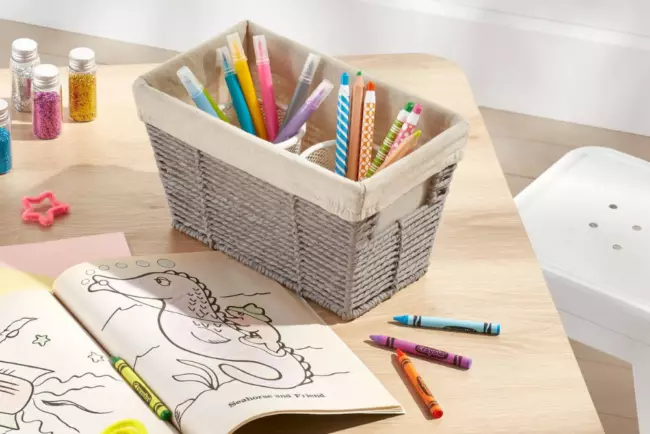 Deals Roundup 1:12 Kgetho: Brightroom 10.25 x 6 x 6 Small Twisted Paper Tapered Basket
