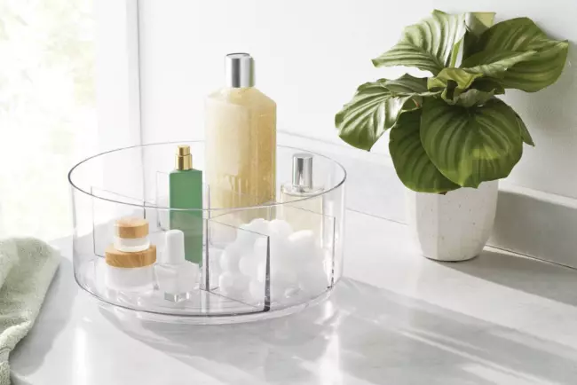 Deals Roundup 1:12 Option: Brightroom Plastic Spinning Turntable Beauty Organizer