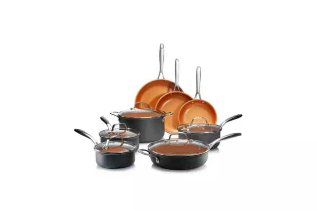 Deals Roundup 1:5 Opsje: Gotham Steel Professional Series Ultra-Nonstick 13-Pc. Cookware Set
