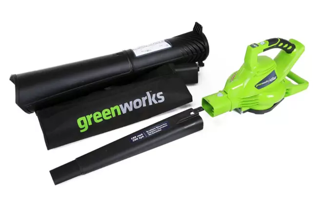 Riepilogo offerte 12:15 Opzione: Soffiatore per foglie a batteria Greenworks 40V
