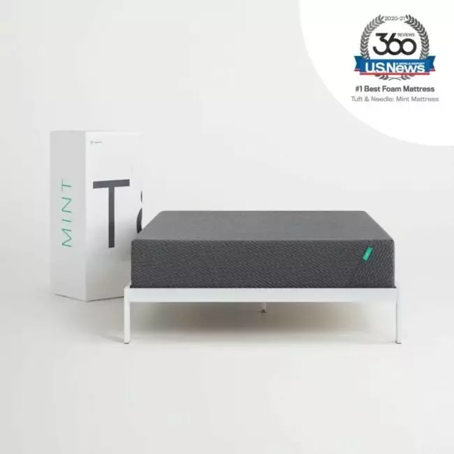 Inketho Yeziphesheli Ezinhle Kakhulu Ka-Black Friday: I-Tuft & Needle Mint Mattress