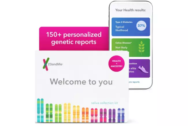 Tarjoukset 11:17: 23andMe Health + Ancestryn henkilökohtainen DNA-testi