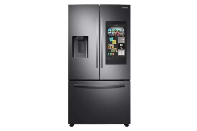 Ενημέρωση προσφορών 11:10 Επιλογή: Samsung 26,5 cu. ft. Ψυγείο γαλλικής πόρτας με 3 πόρτες με οικογενειακό κέντρο