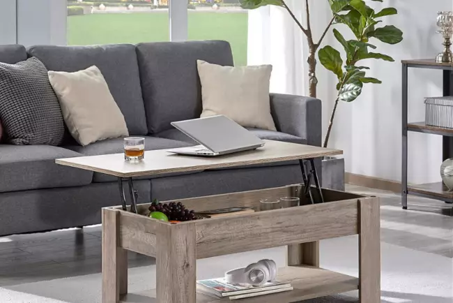 bv-deals-roundup-septembre-20 : Table basse à plateau relevable Yaheetech