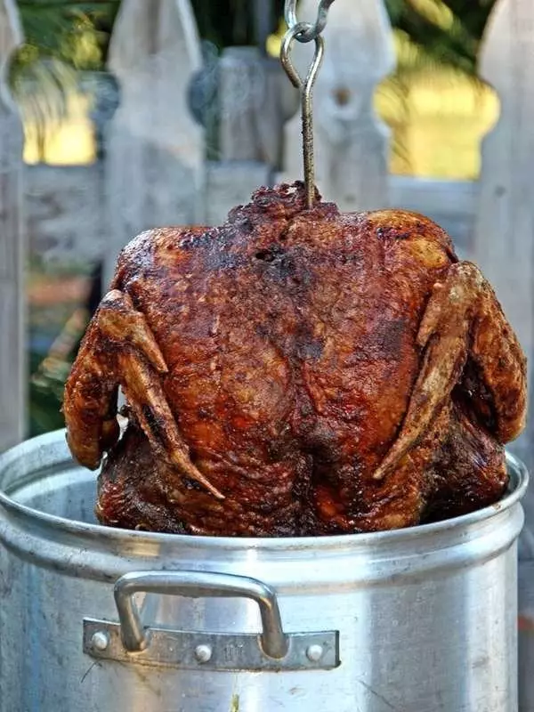 Frying turkey kukuvara