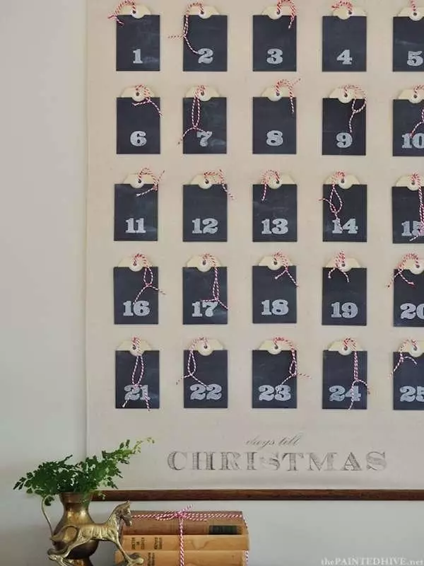 DIY Advent Calendar Name Tags