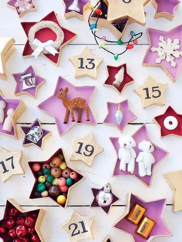 I-DIY Advent Calendar Star Boxes